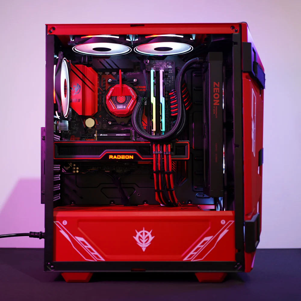 Vỏ Case Asus TUF GAMING GT301 GUNDAM ZAKU II EDITION – PHONG VŨ KINH BẮC